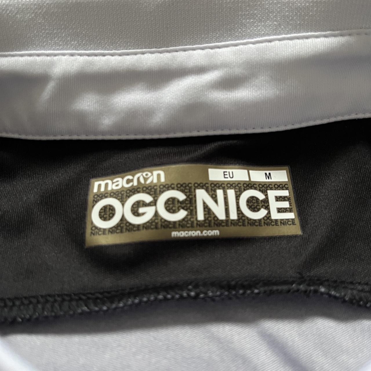 OGC Nice 18/19 Macron sponsor Home shirt Size... - Depop