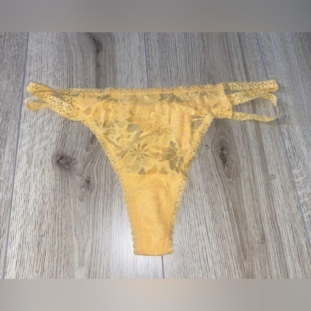 victorias secret pink thong panty open to bundles... - Depop