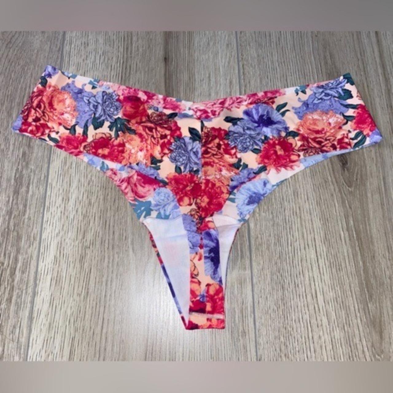 victorias secret pink thong panty open to bundles... - Depop