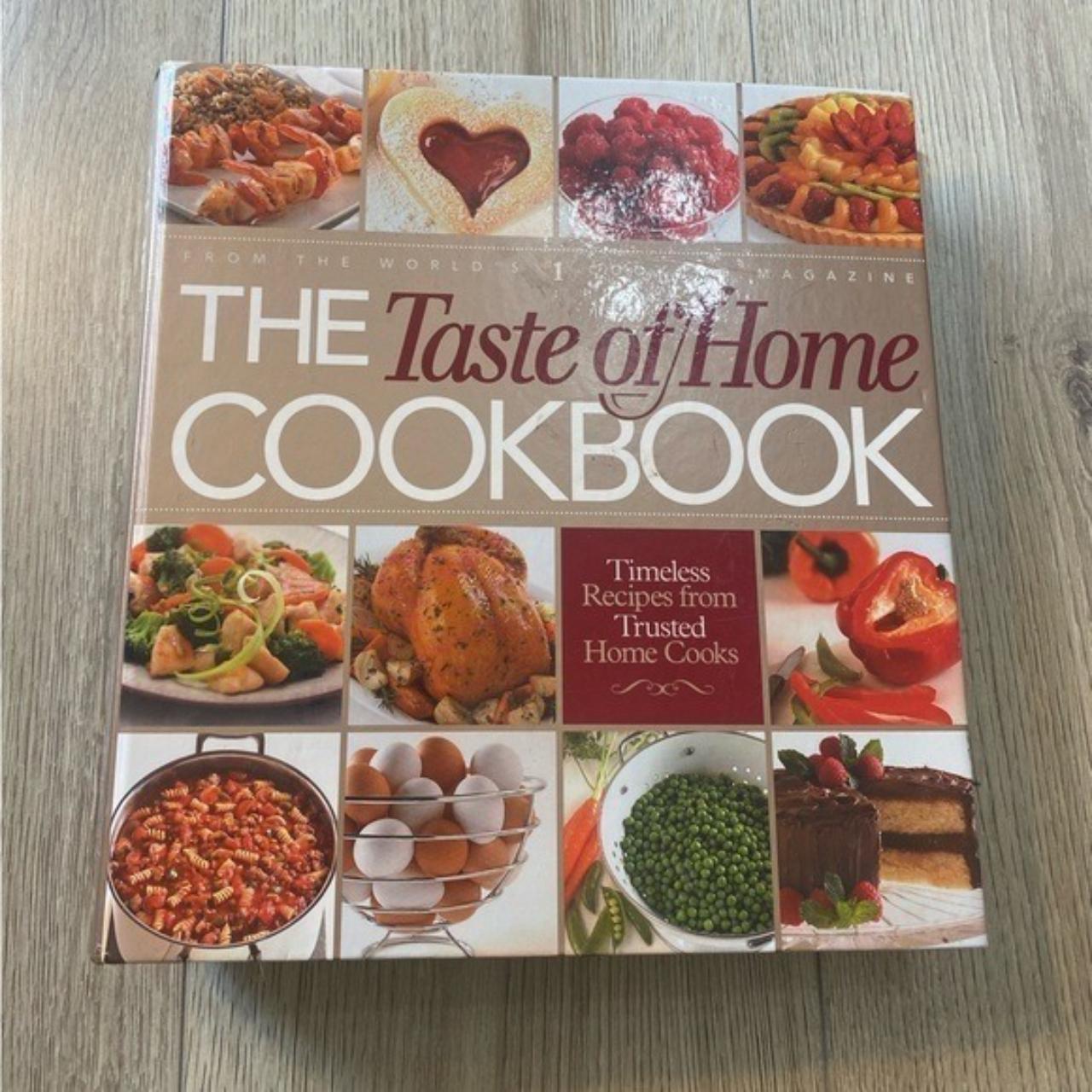 the taste of home celebrations cookbook open to... - Depop