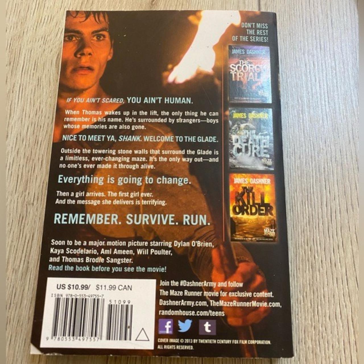 the maze runner book open to bundles and offers In... - Depop