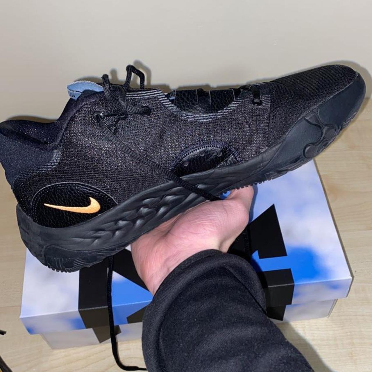Nike Pg6 black/metallic gold | only worn a few times... - Depop