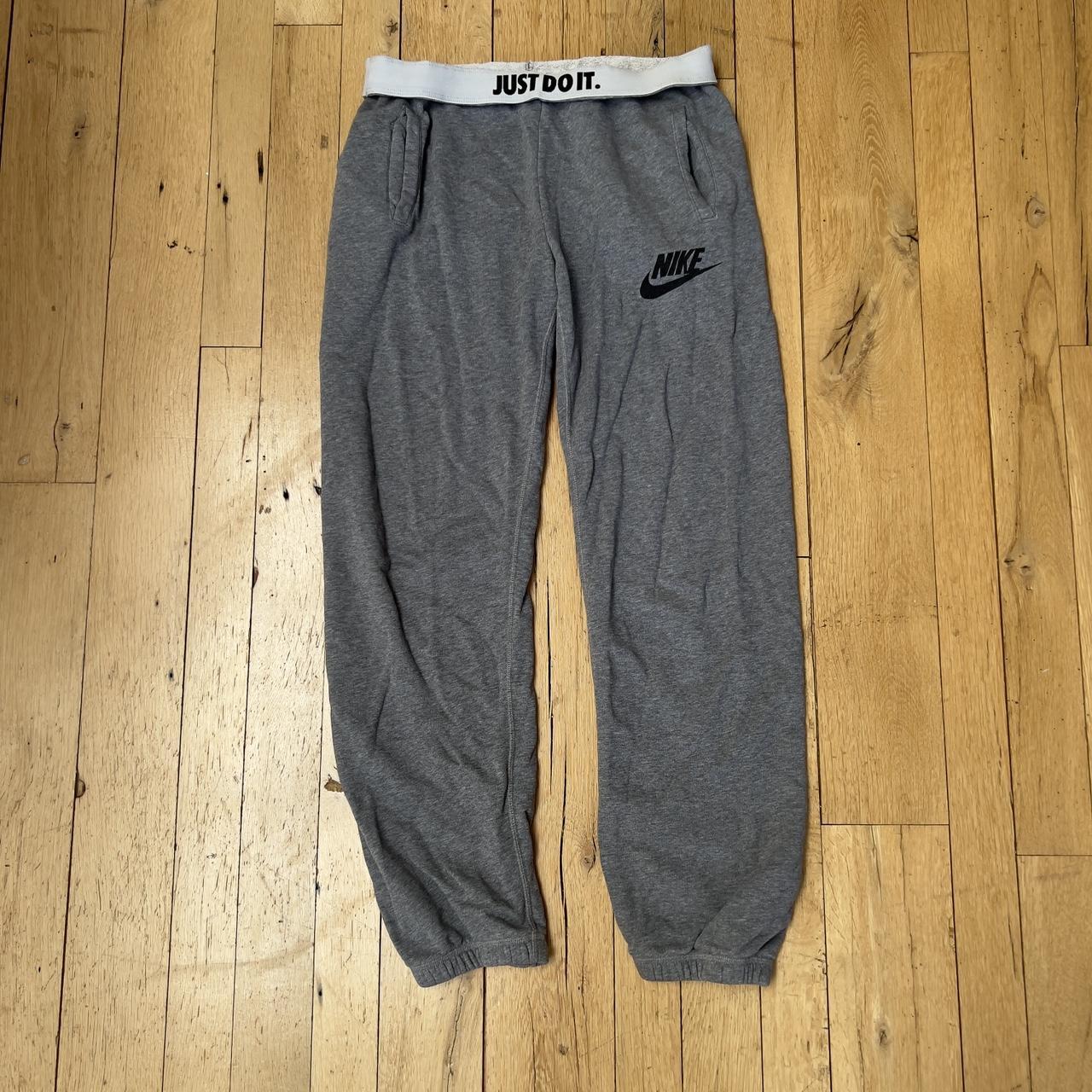 Grey Nike sweatpants - Depop