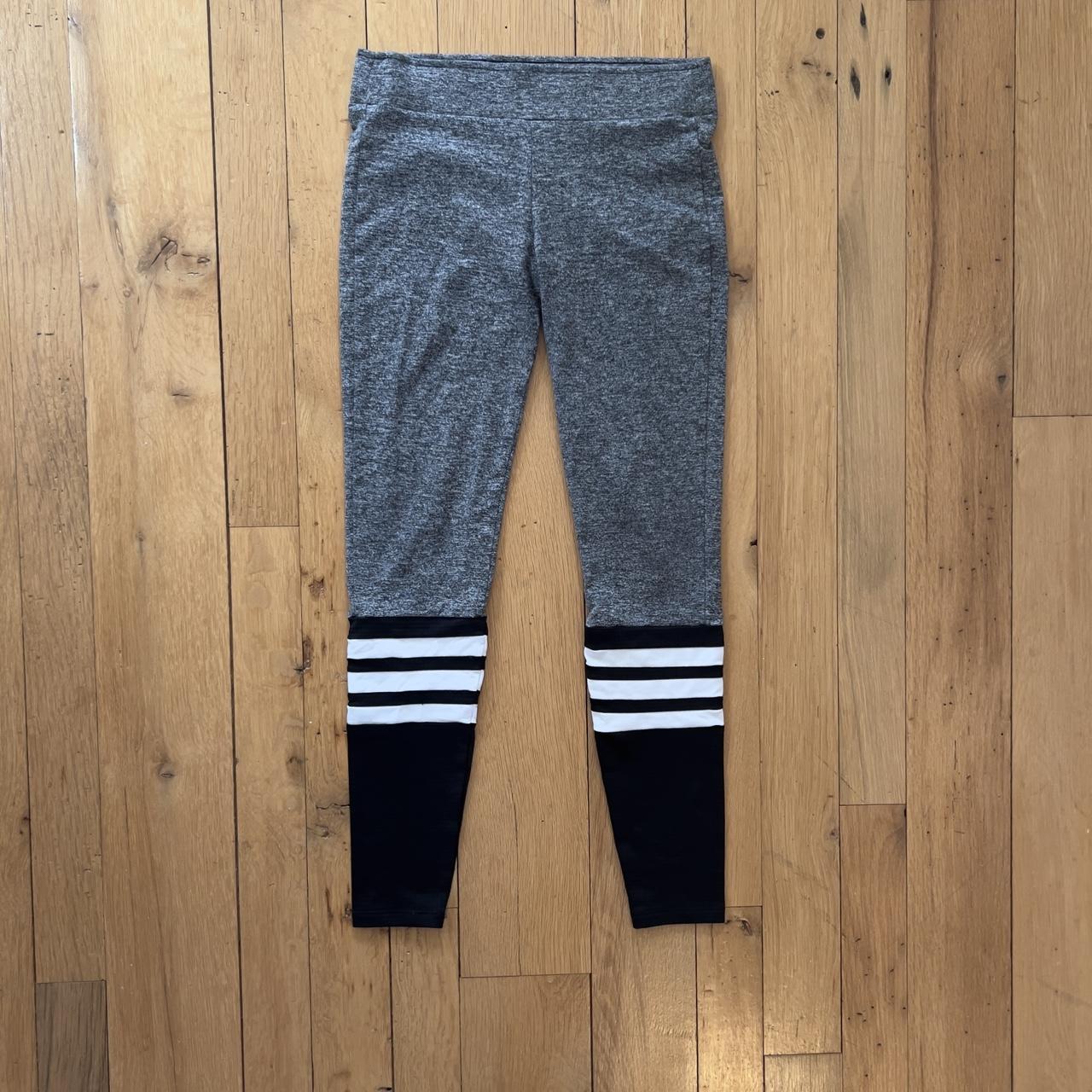 Bombshell Sportswear grey, black and white mid-rise... - Depop