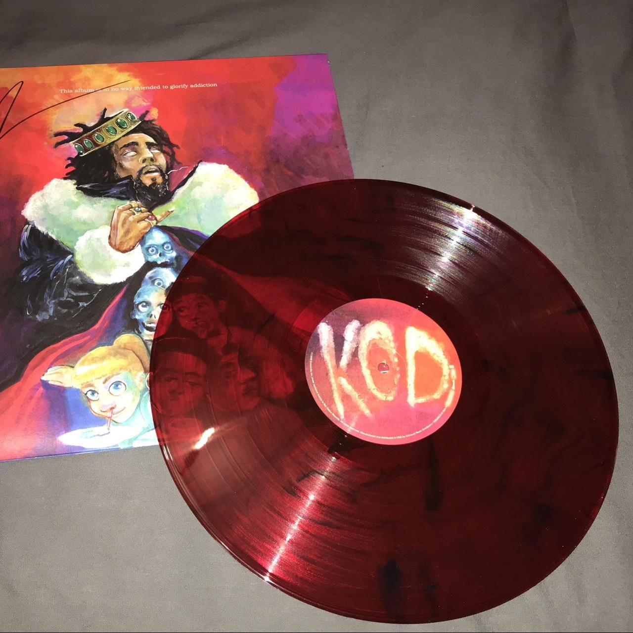 SIGNED J COLE KOD VINYL RECORD bought from... - Depop
