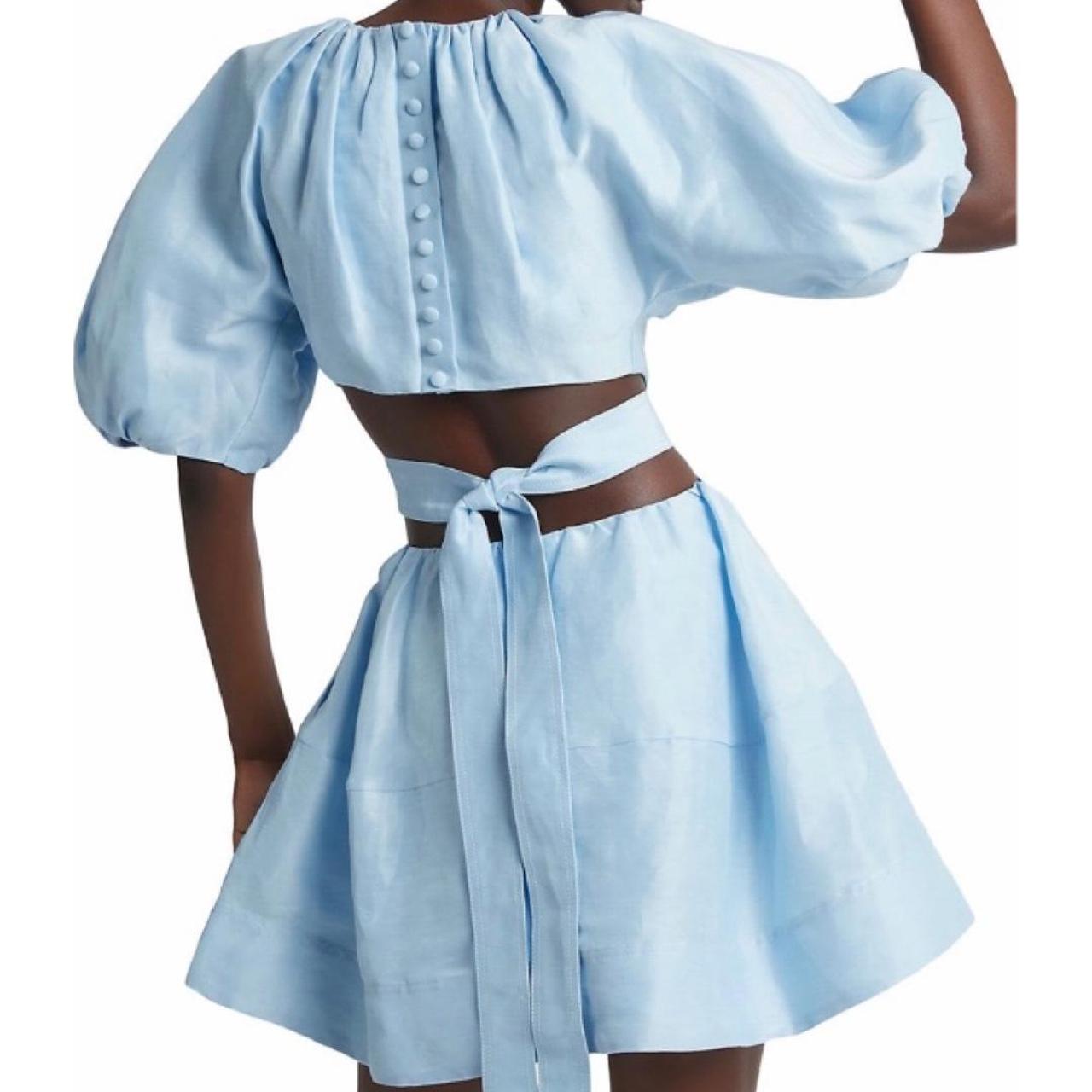 Aje Psychedelia Cut-Out Mini Dress Size: 6 (fits a... - Depop