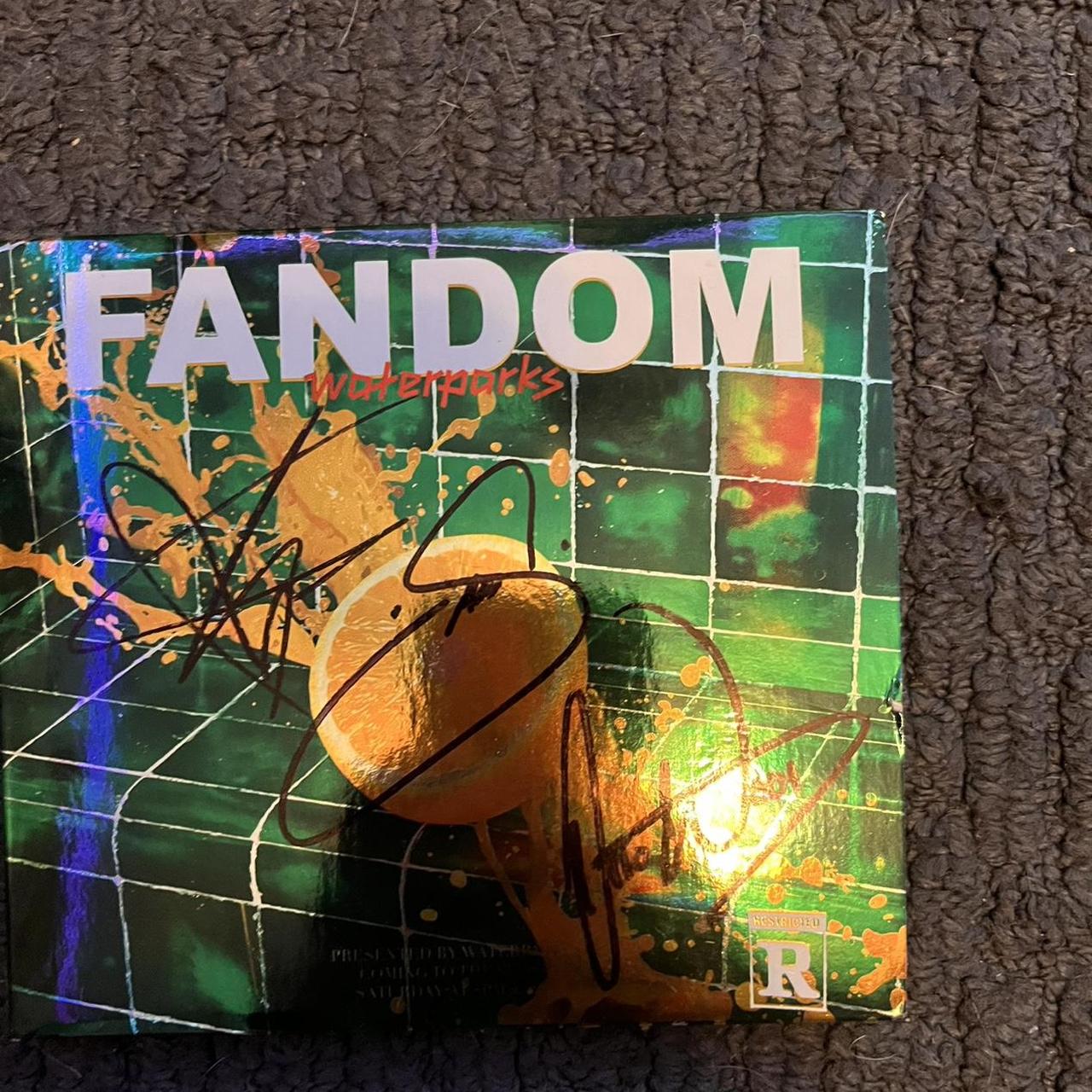 waterparks signed fandom cd. #waterparks.... - Depop