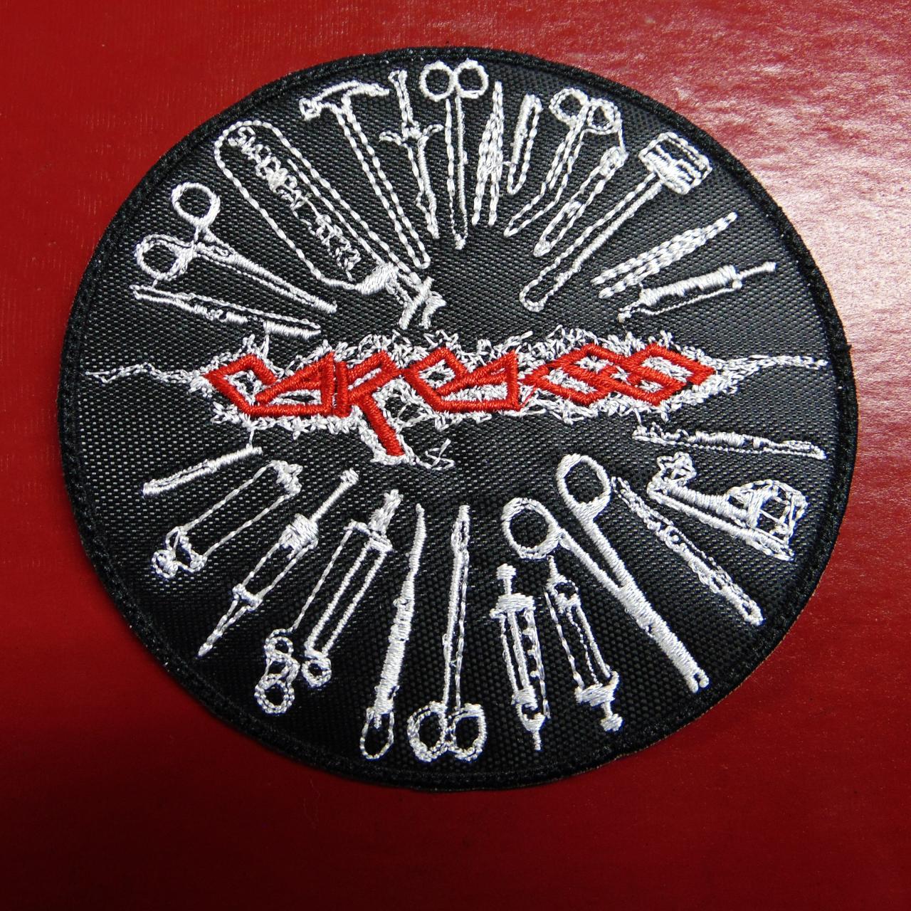CARCASS EMBROIDERED PATCH #562 GRIND DEATH METAL... - Depop