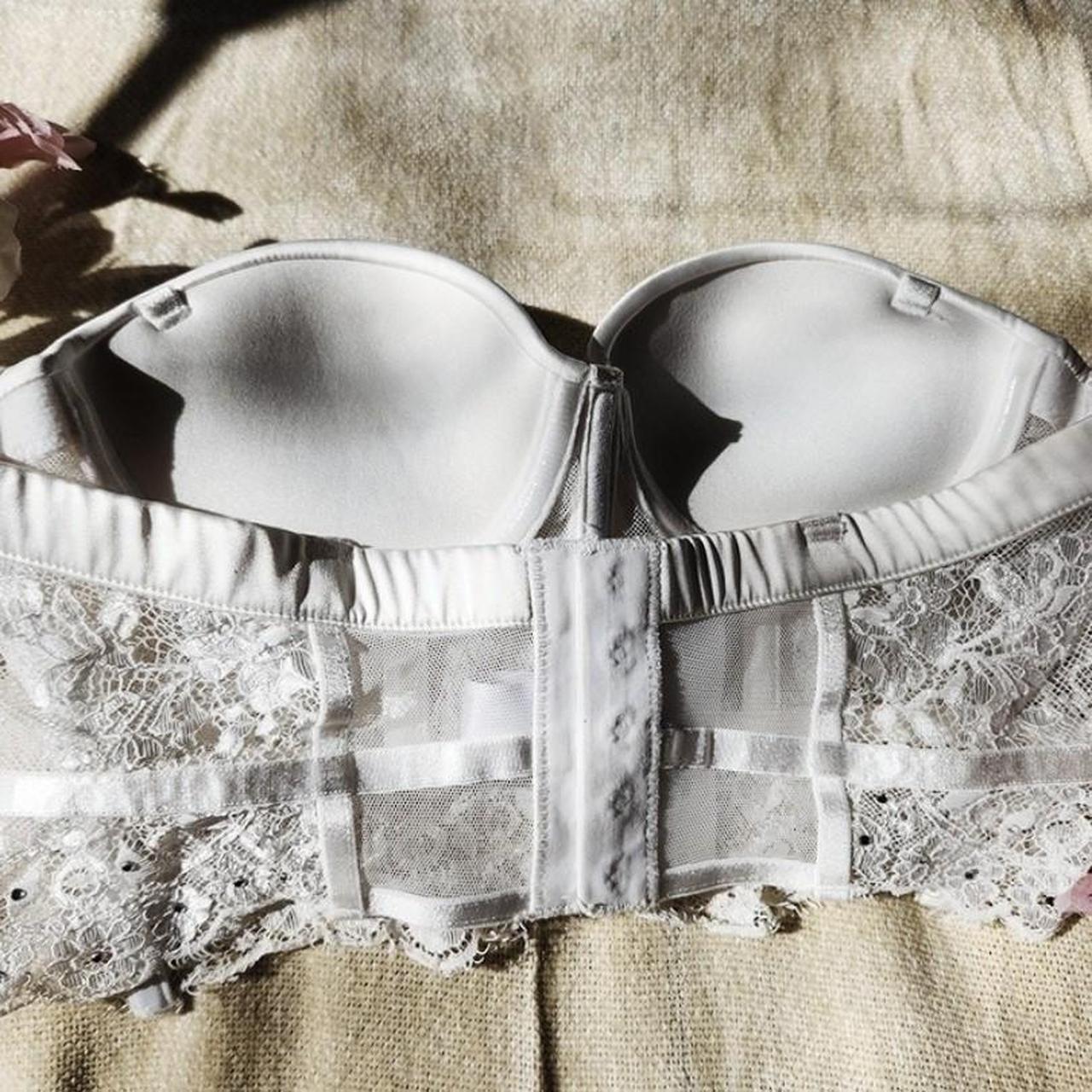 Honey Birdette Maria Ivory Strapless Bra Size 32A... - Depop