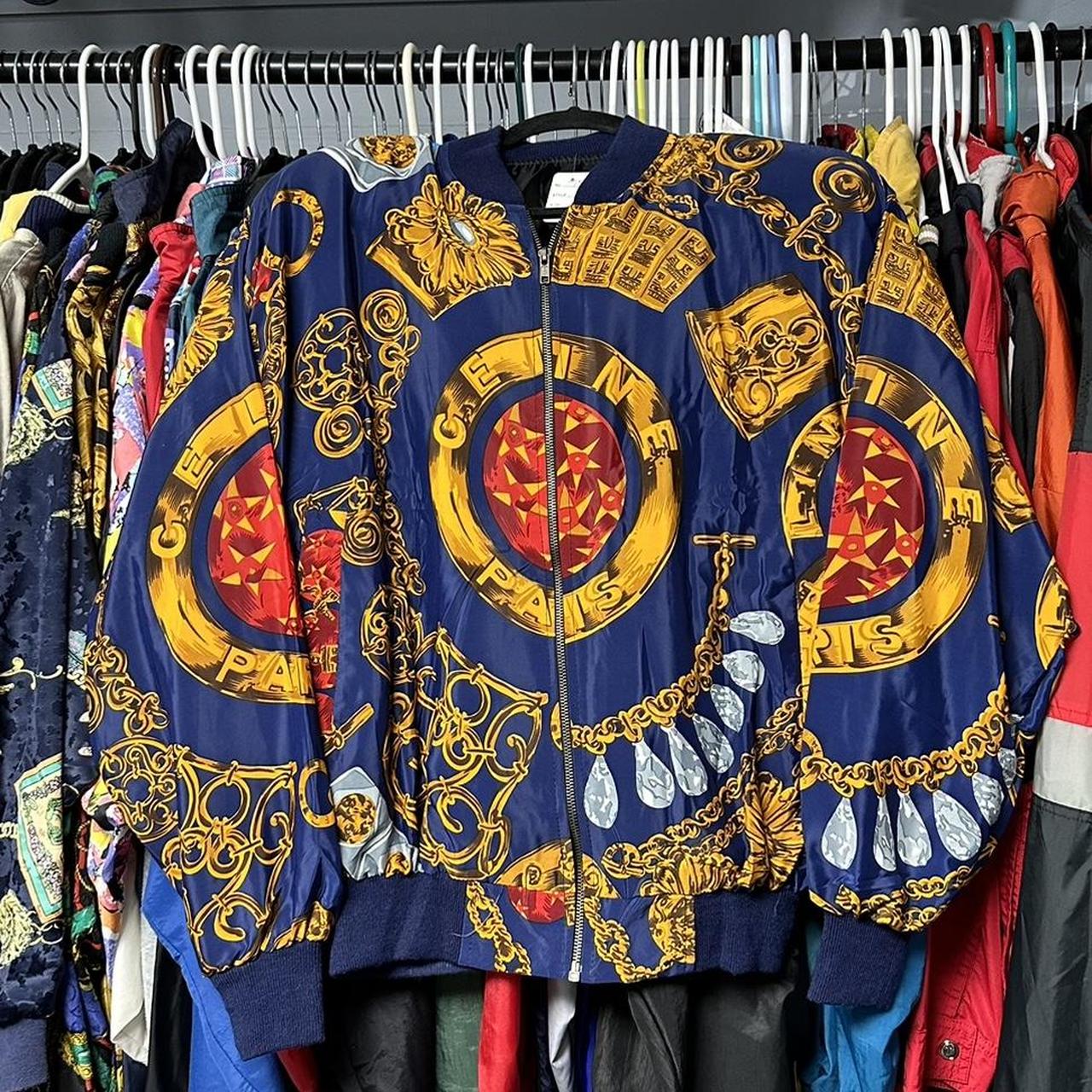 Vintage Celine Bomber Jacket Men’s L fit - Depop