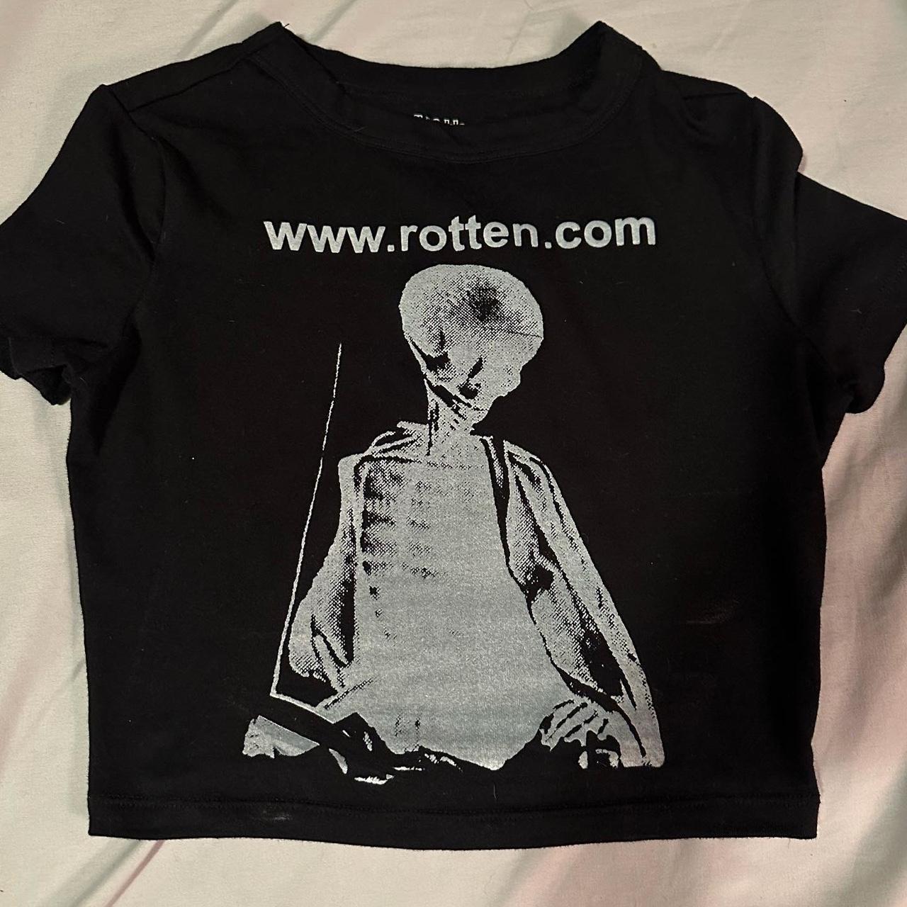 rotten . com baby tee 😈 - Depop
