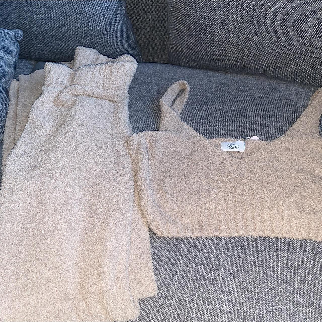 Oh Polly Women's Brown and Tan Pajamas | Depop
