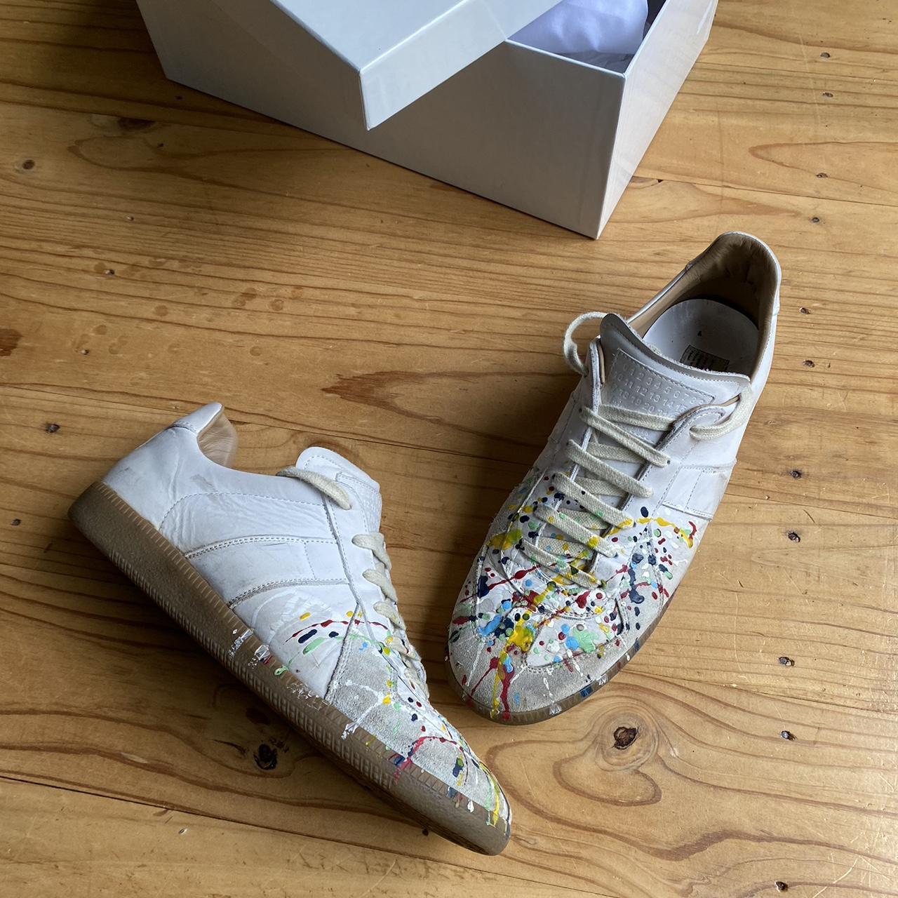 Maison Margiela, Paint-Splatter Replica “GATS” Size... - Depop