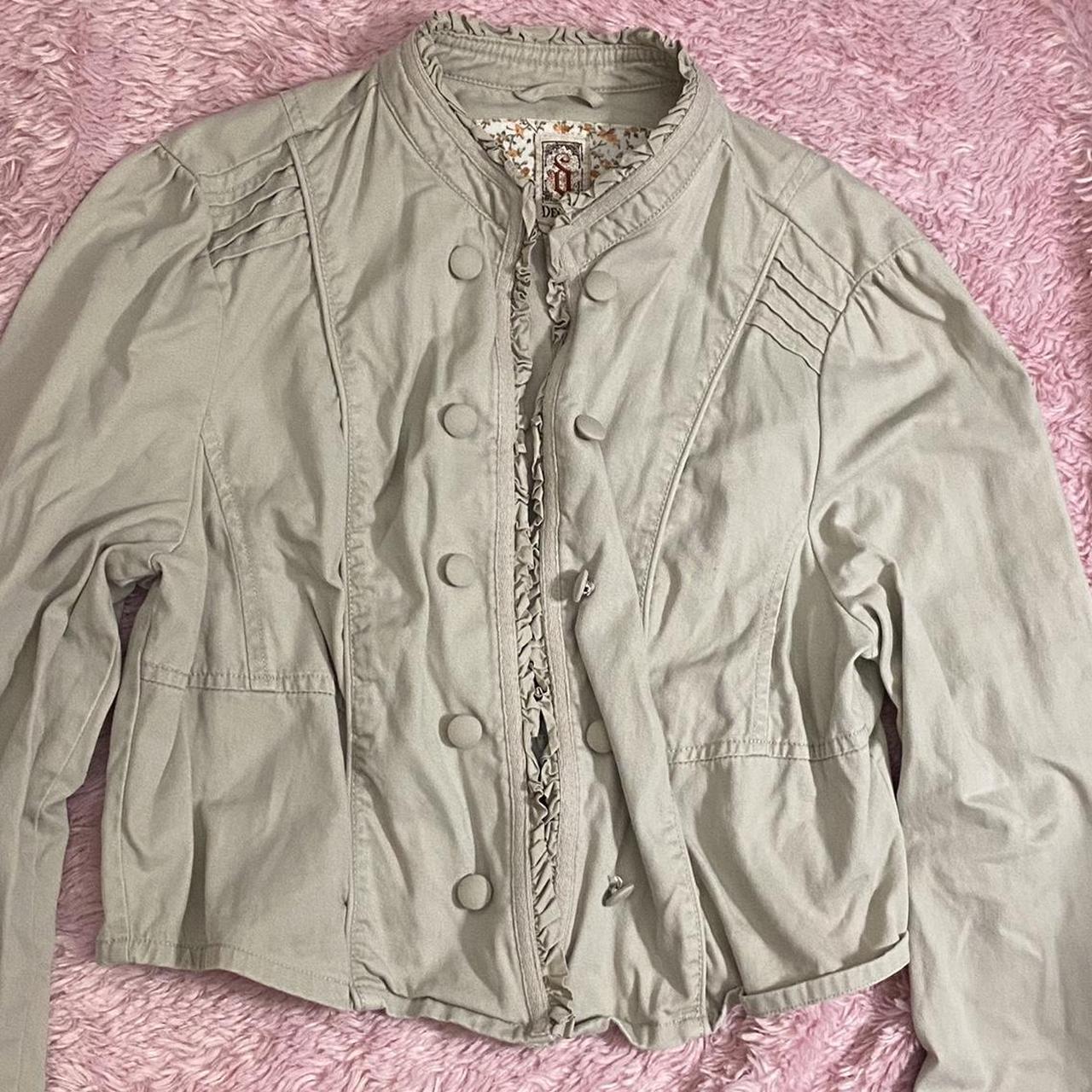 cute tan jacket - Depop