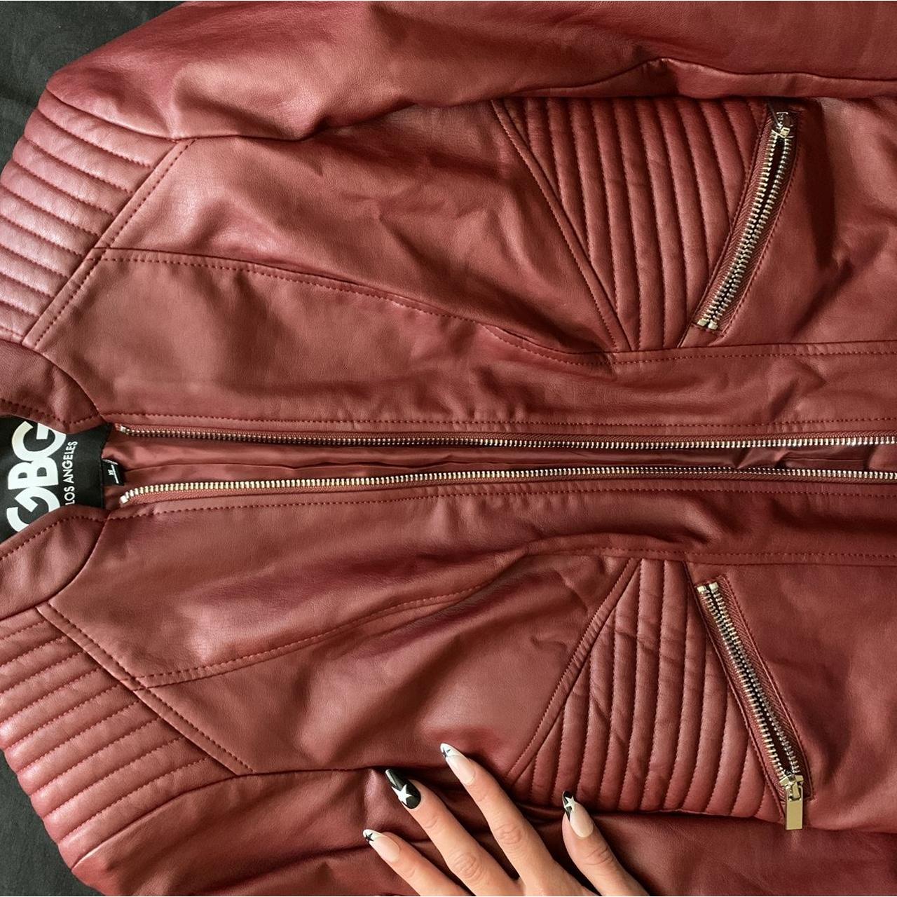 🖤dead-stock fall leather jacket🖤 - semi loose fit -... - Depop