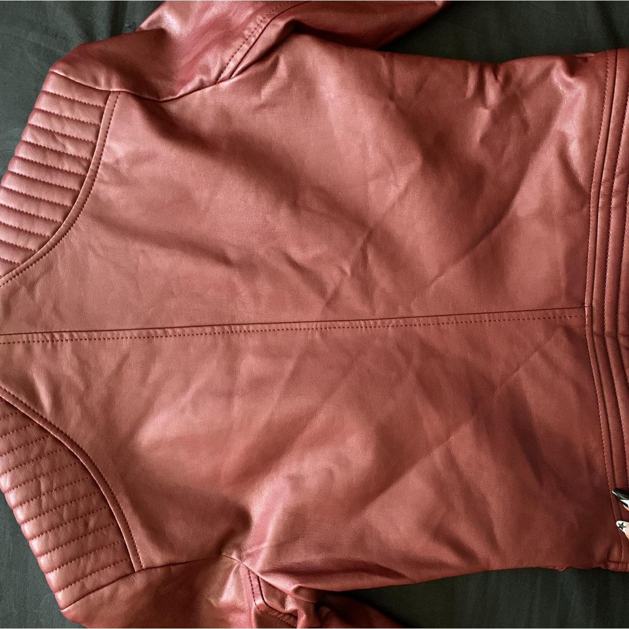 🖤dead-stock fall leather jacket🖤 - semi loose fit -... - Depop