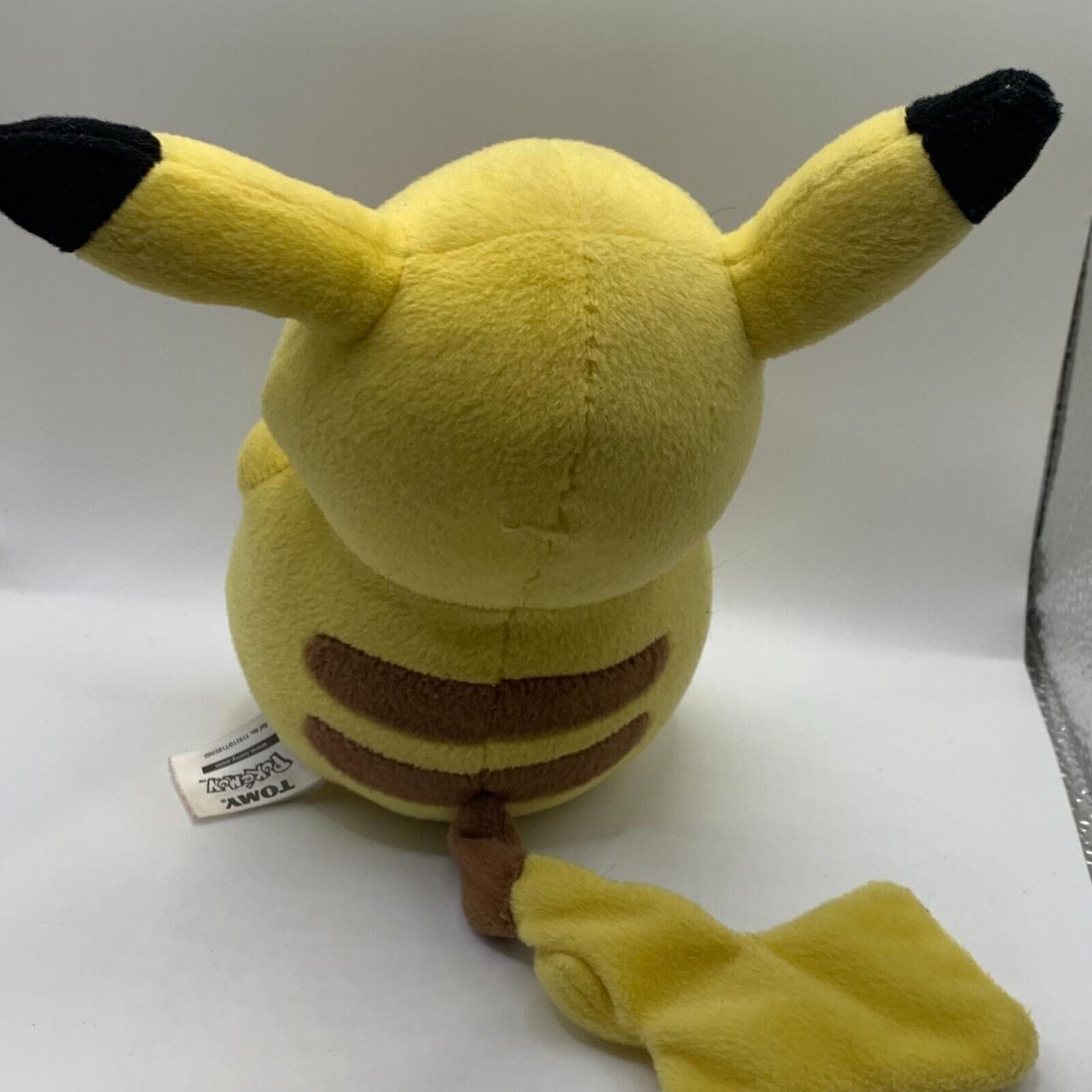 Tomy Pokemon Pikachu Grumpy Angry Cuddly Soft toy... - Depop