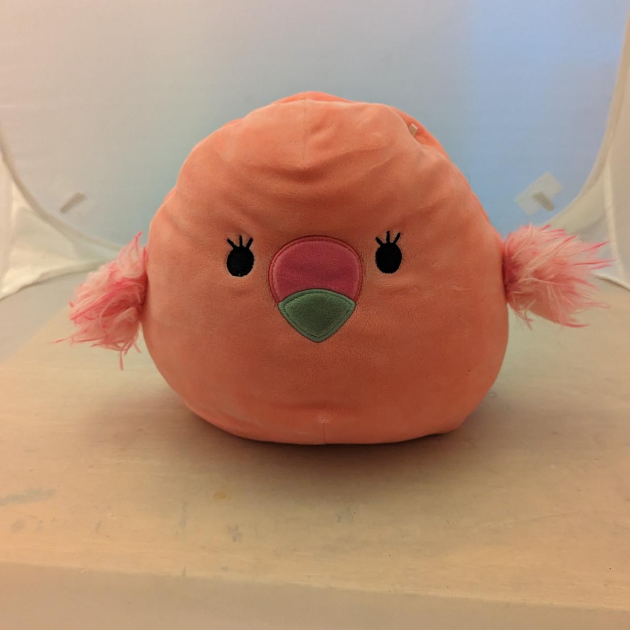 Squishmallows Cookie The Flamingo Bird Soft Plush... - Depop