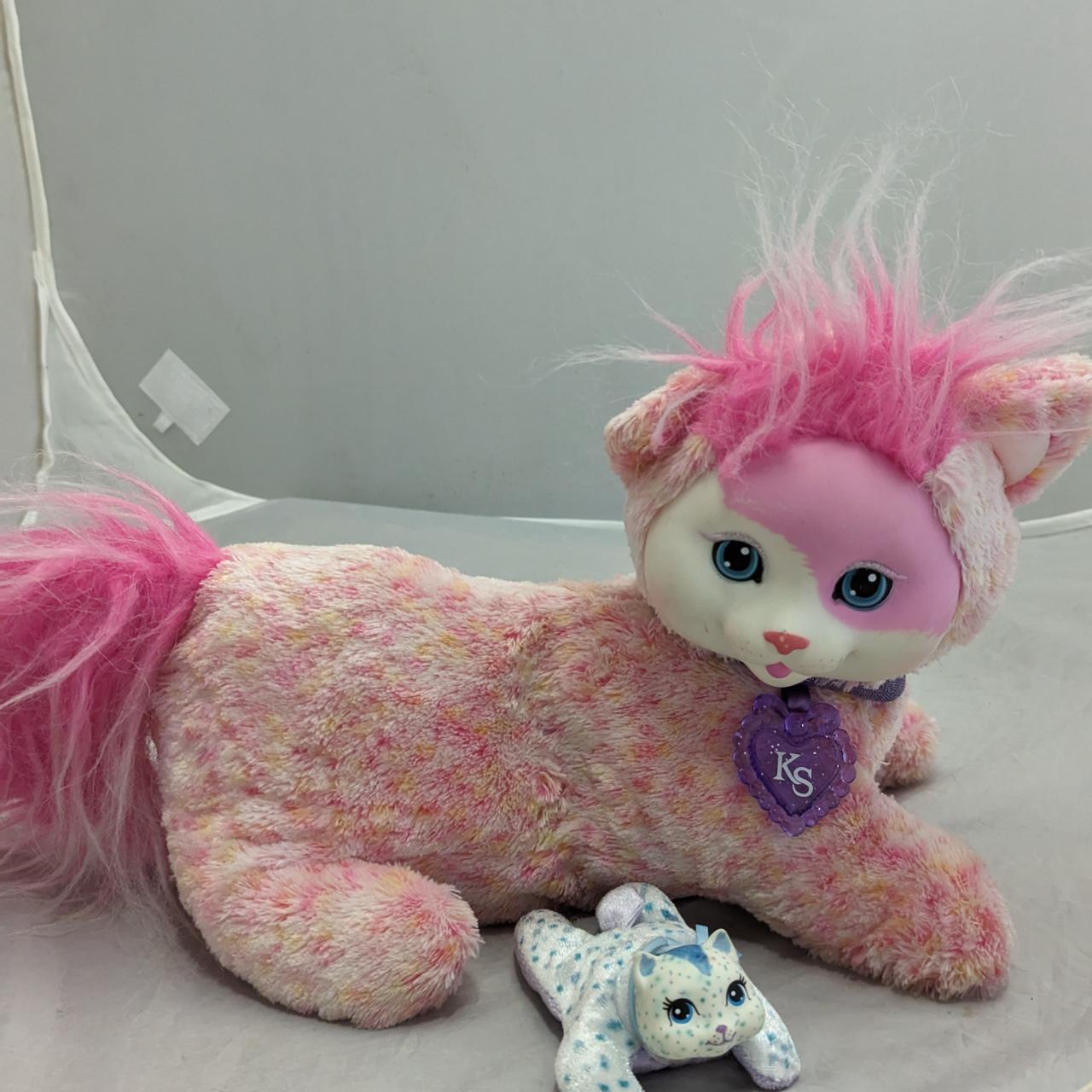 Kitty Surprise Toy Pink With Kitten SOFT PLUSH... - Depop