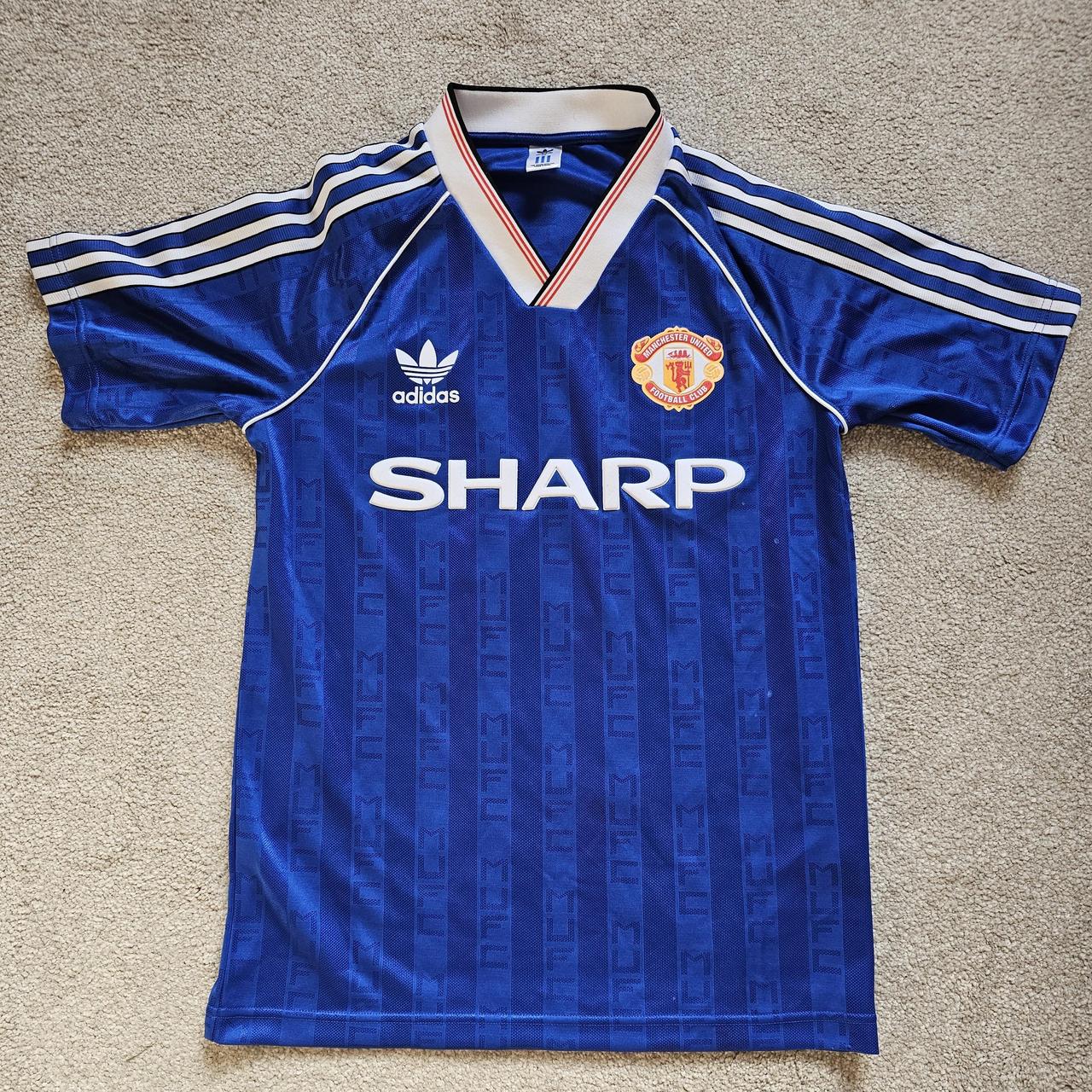 Genuine Manchester United retro kit. Brand new,... - Depop