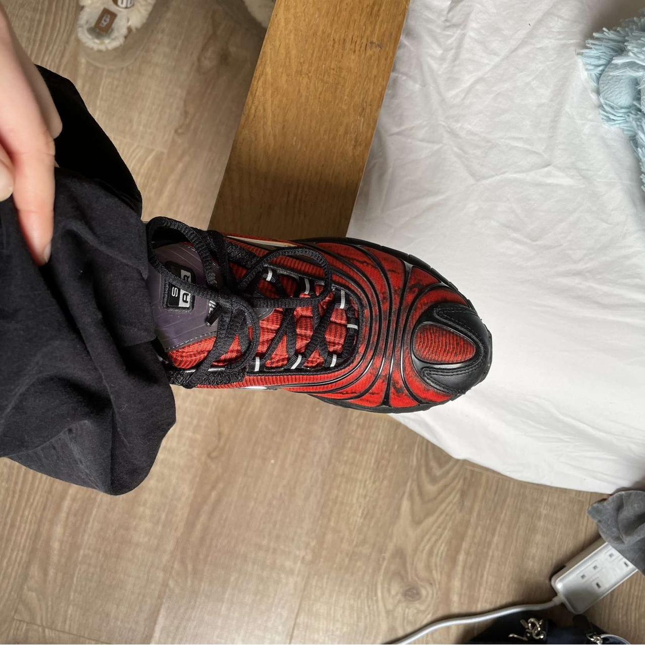 Nike skepta air max tailwind red trainers shoes,... - Depop