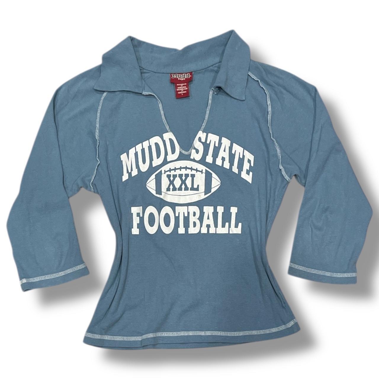 Early 2000s Mudd State Football Top - tagged a size... | Depop