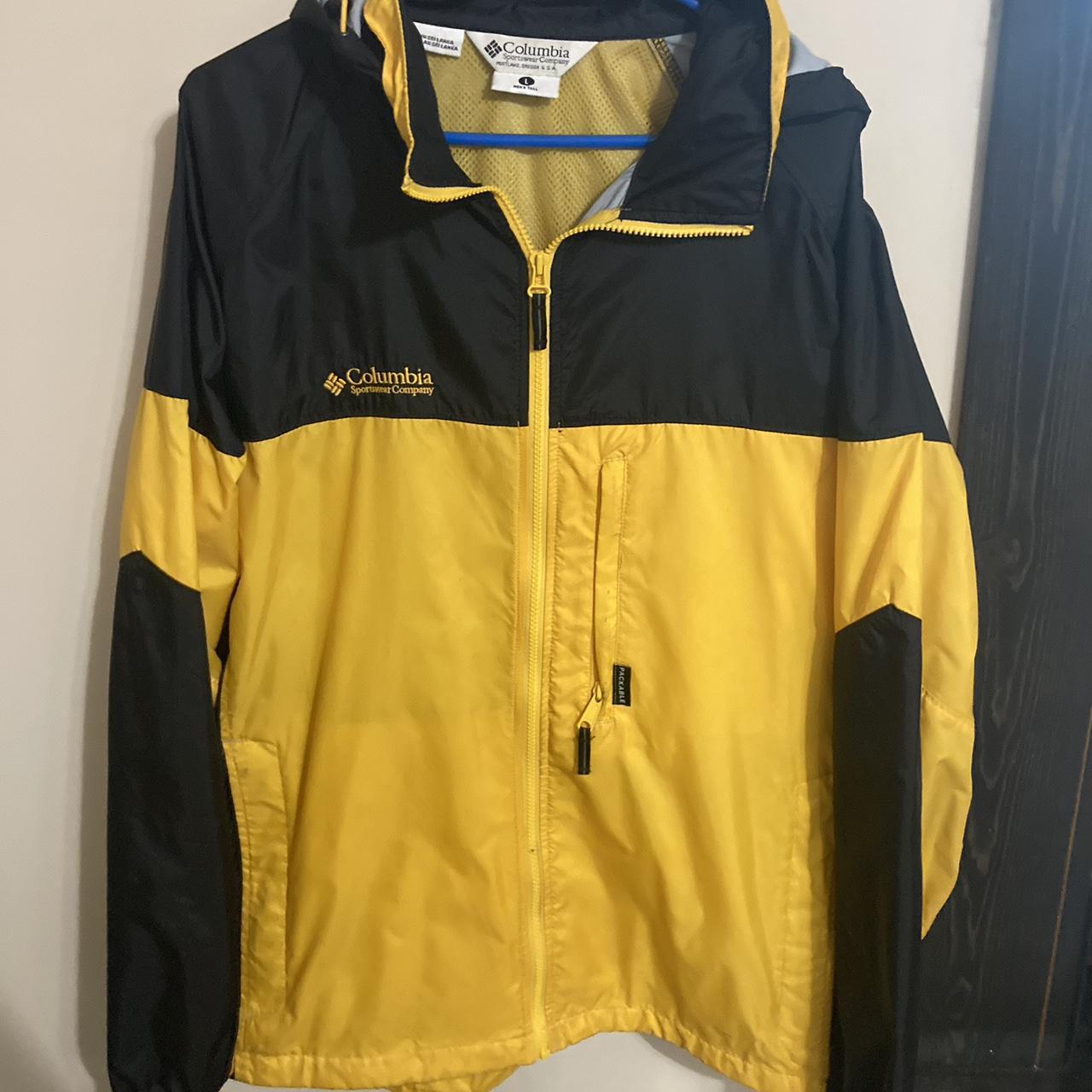 Vintage Columbia windbreaker fits like xl No... | Depop