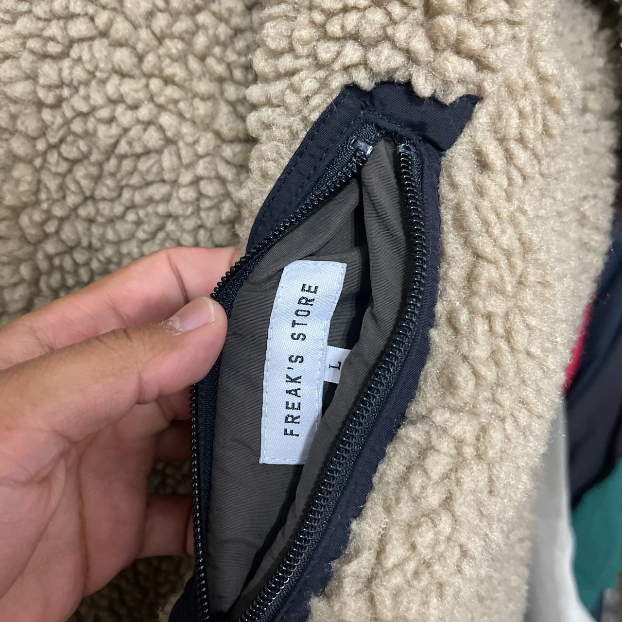 FREAK’S Store Reversible Sherpa Jacket In great... - Depop