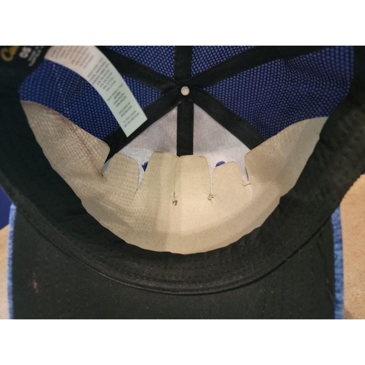 Cabela’s Snapback Trucker Mesh Cap Hat Blue Black... - Depop