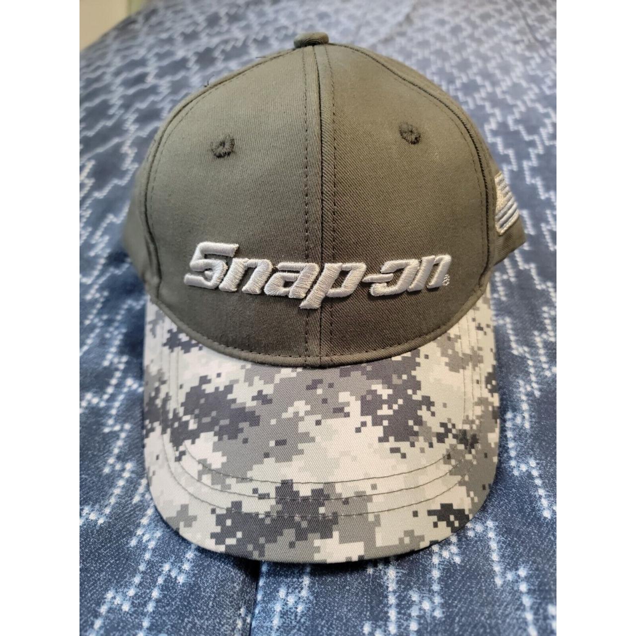 Snap-On Digital Camo Snap Back Hat Trucker Baseball... - Depop