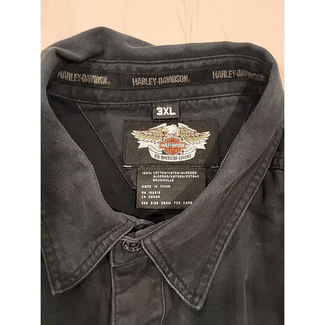 Harley-Davidson Lined Flannel Riding Shirt Jacket... - Depop