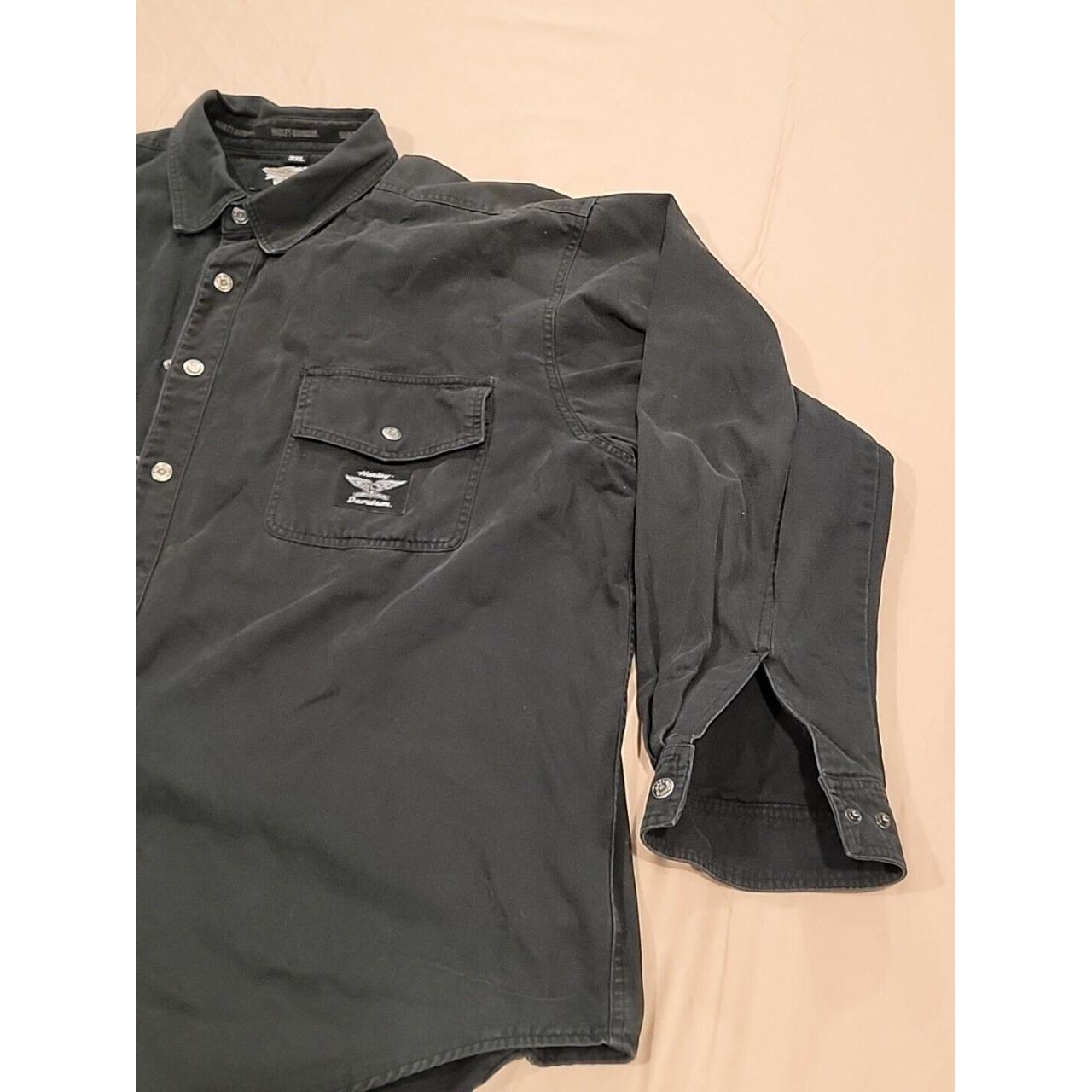 Harley-Davidson Lined Flannel Riding Shirt Jacket... - Depop