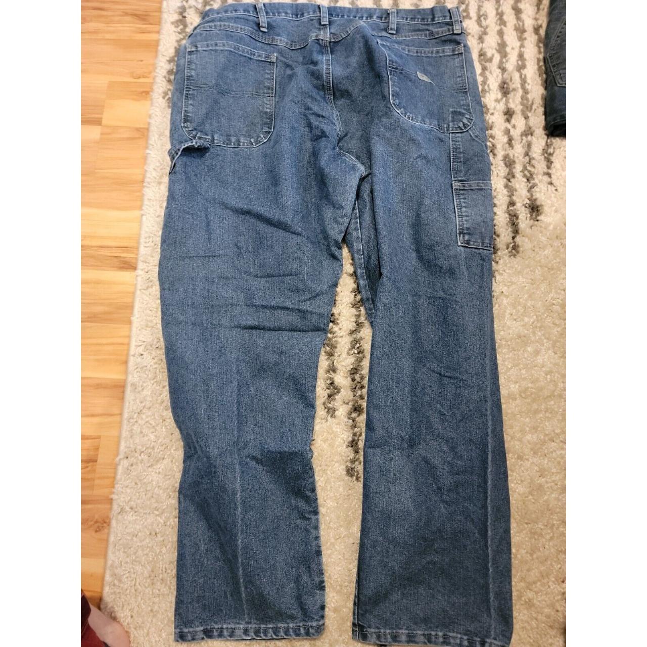 Wrangler Mens Sz 42x32 Carpenter Jeans Wide Leg... - Depop