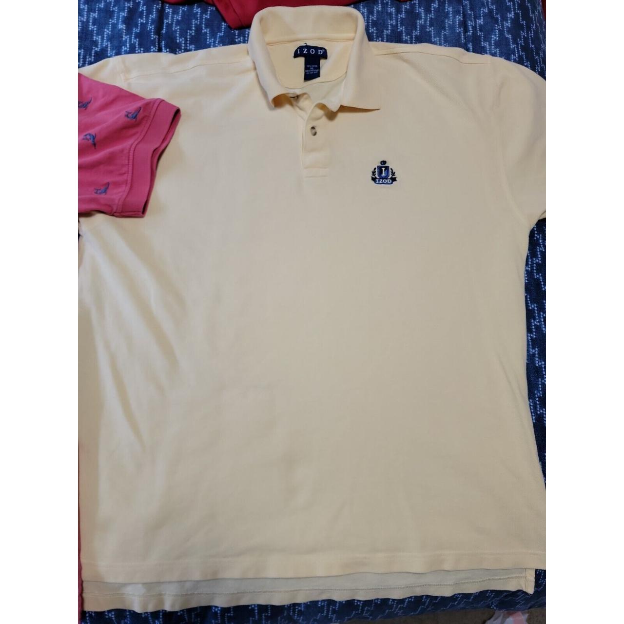 IZOD Polo Short Sleeve Shirt Mens XL Lot Of 2 Gently... - Depop