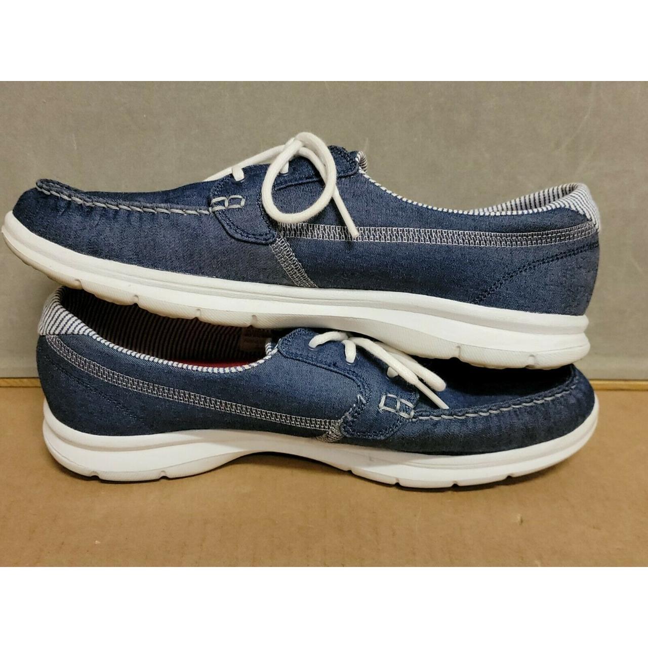 Skechers Women's Go Step Navy Boat Shoe 14428 With... - Depop
