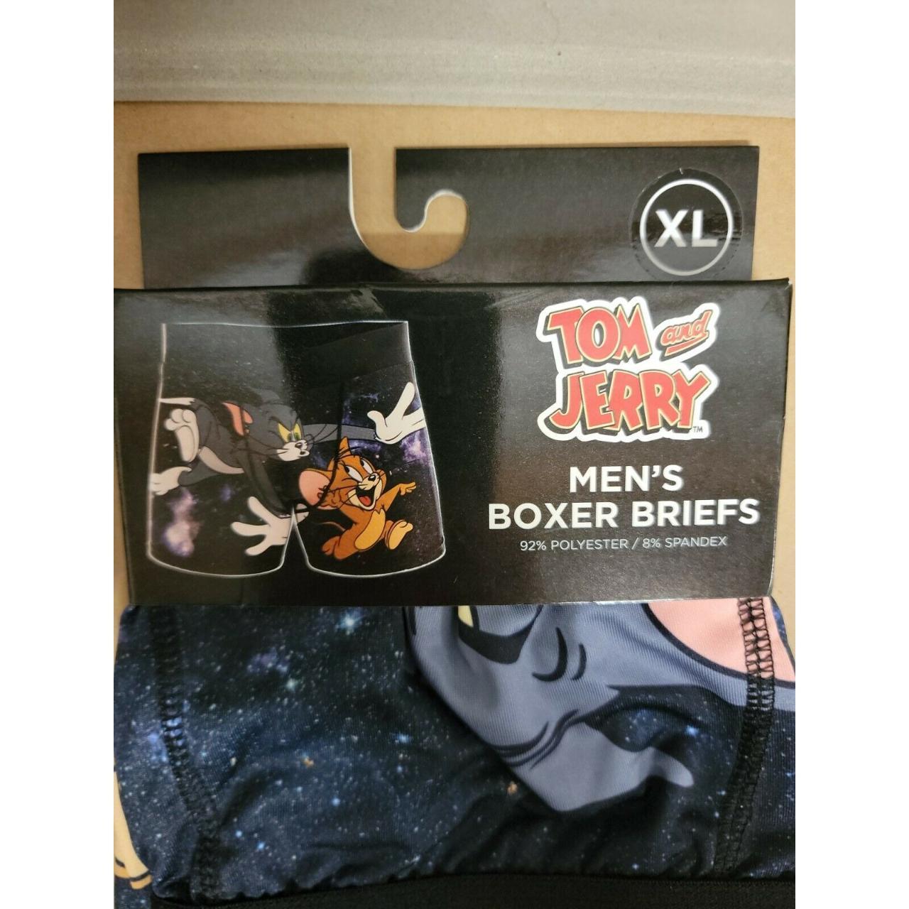 TOM and JERRY XL men boxer briefs Handcraft New. - Depop