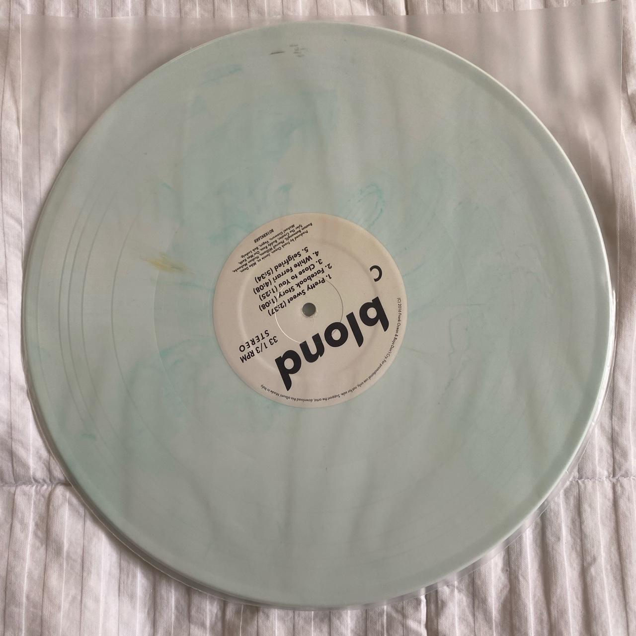 FRANK OCEAN BLOND VINYL • unofficial pressing •... - Depop