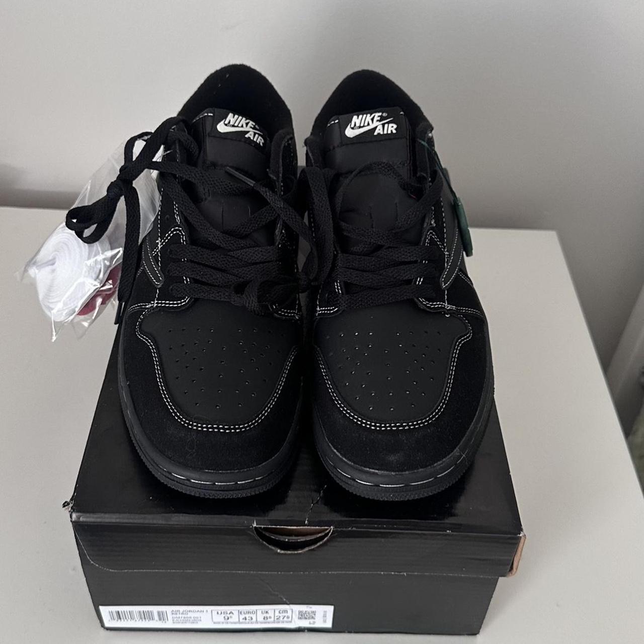 Black phantom Travis Scott dunks - Depop