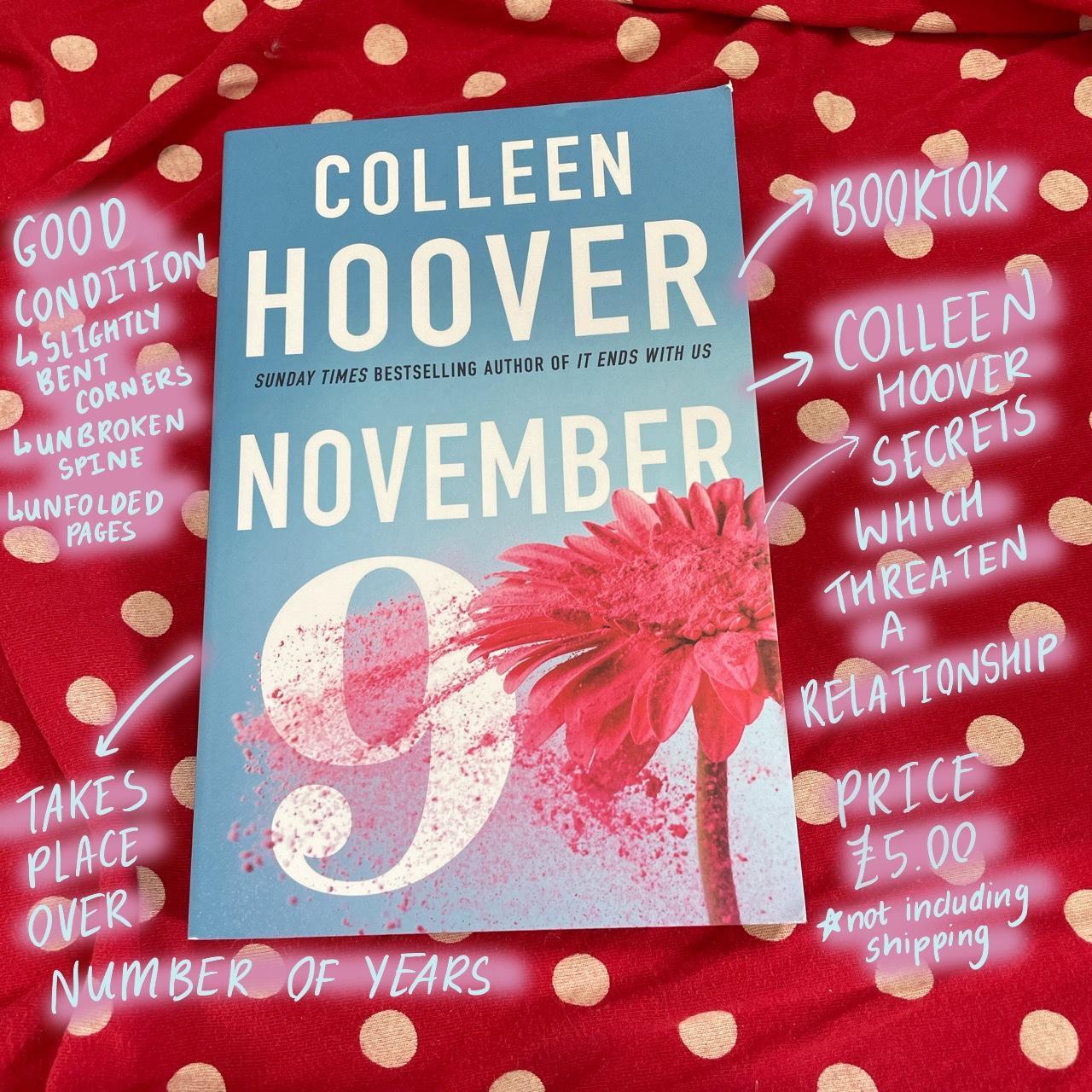 November Nine by Colleen Hoover In good condition... - Depop