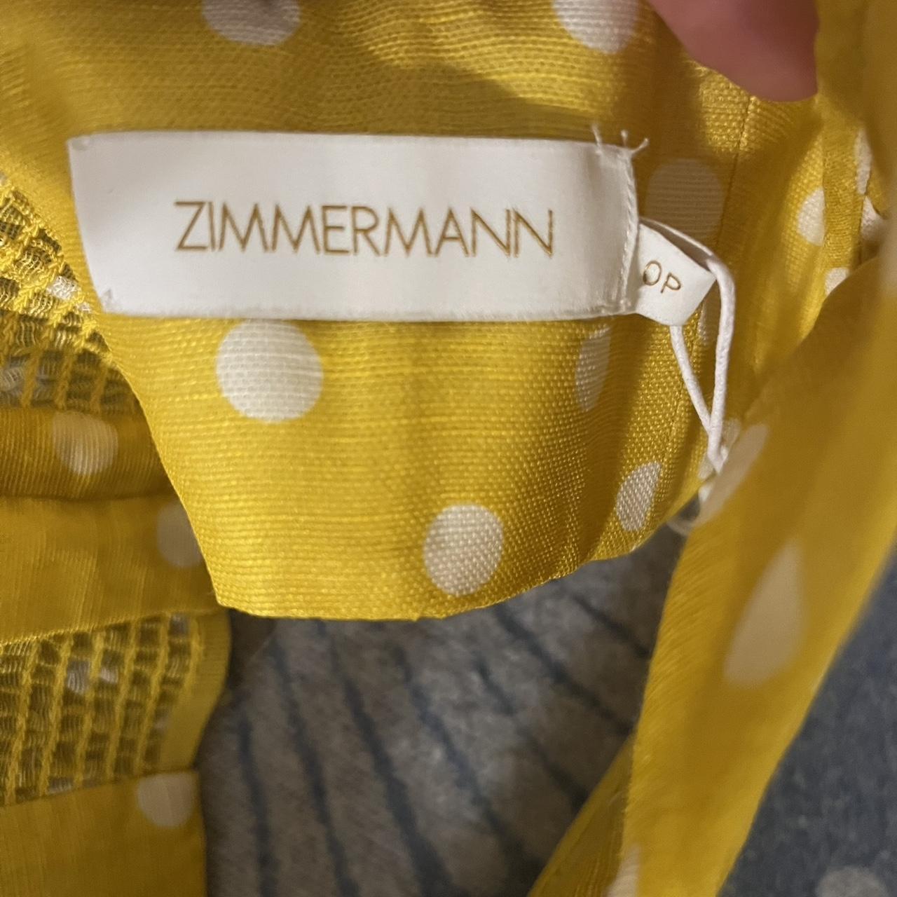 Yellow polka dot tank top Zimmerman - Depop