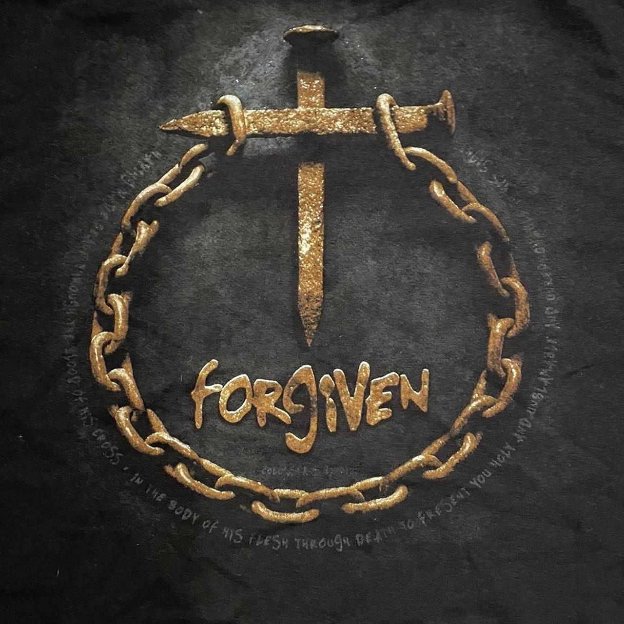 Scripture Cross Jesus Tee Cross Forgiven Jesus tee... | Depop