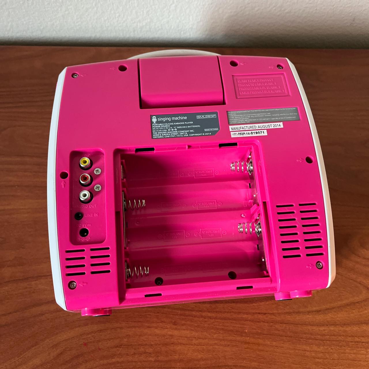 Y2K Pink CD Player | Singing Machine Classic | Takes... - Depop