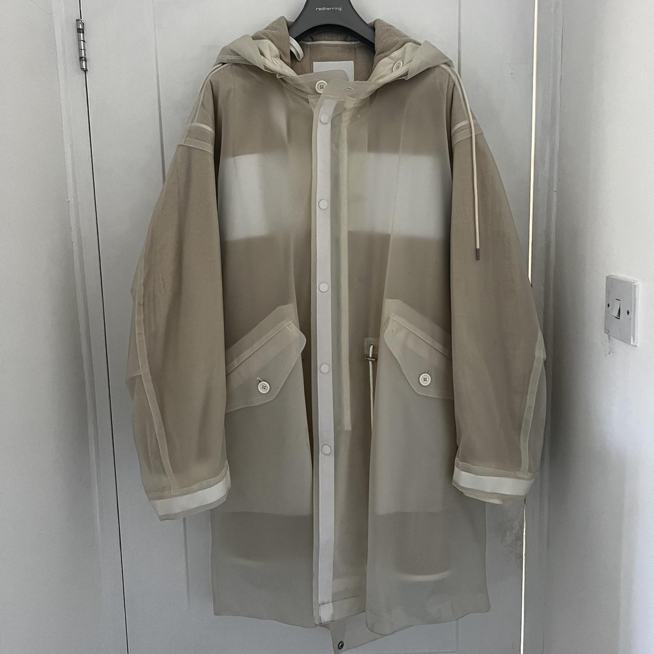 HELMUT LANG- fishtail transparent parka Crazy... - Depop
