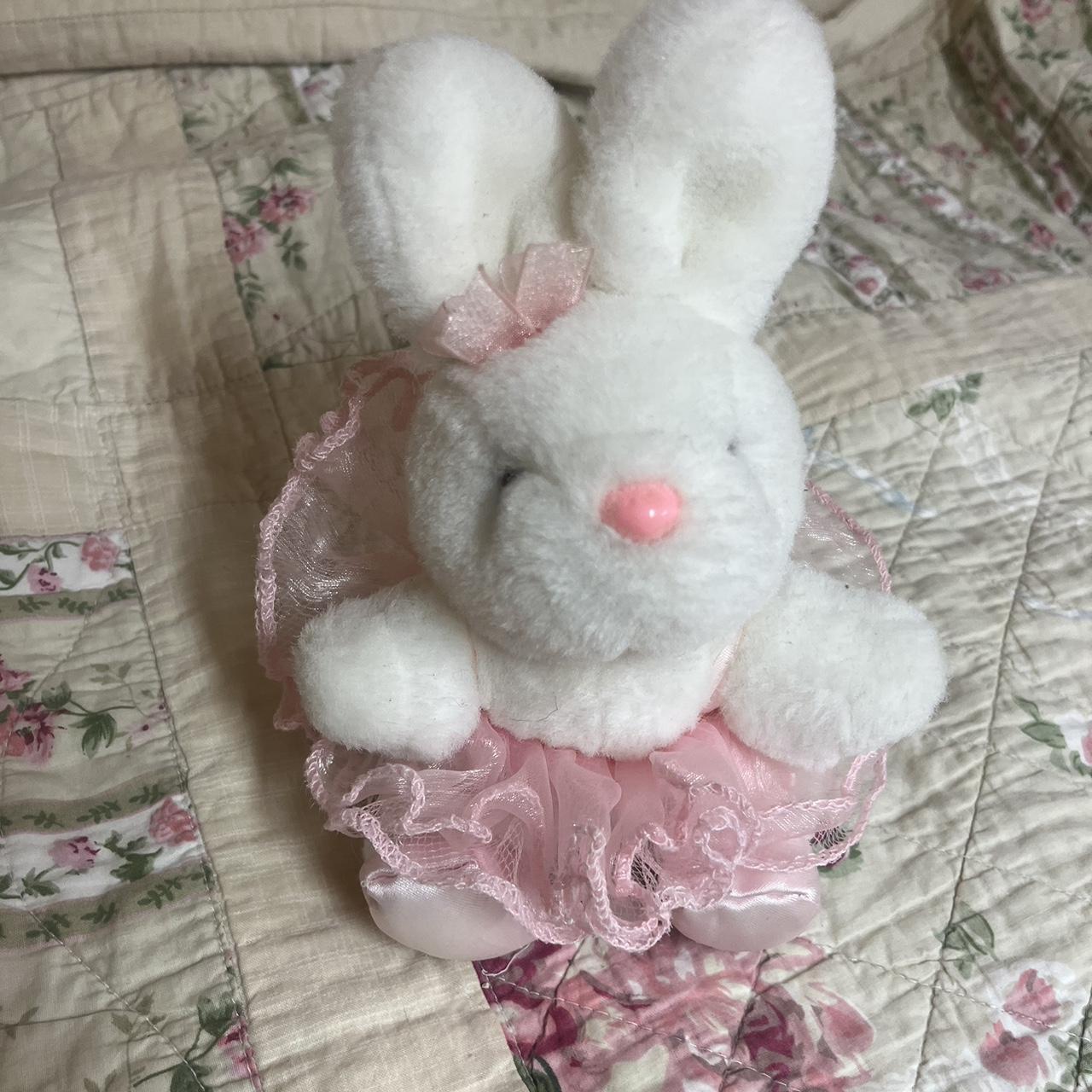 🩰 Ballerina Bunny Plush 🩰 this vintage 1990s... | Depop