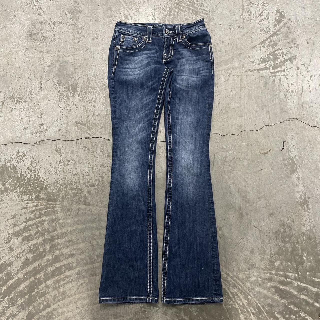 vintage miss me flared Jeans . . size: 26, 🖤🖤... - Depop