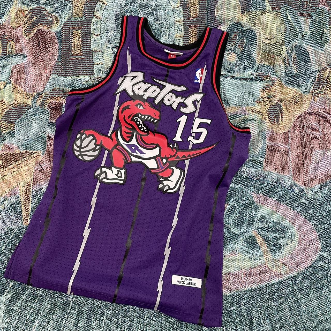 vintage Vince carter Mitchell & Ness raptors jersey... - Depop