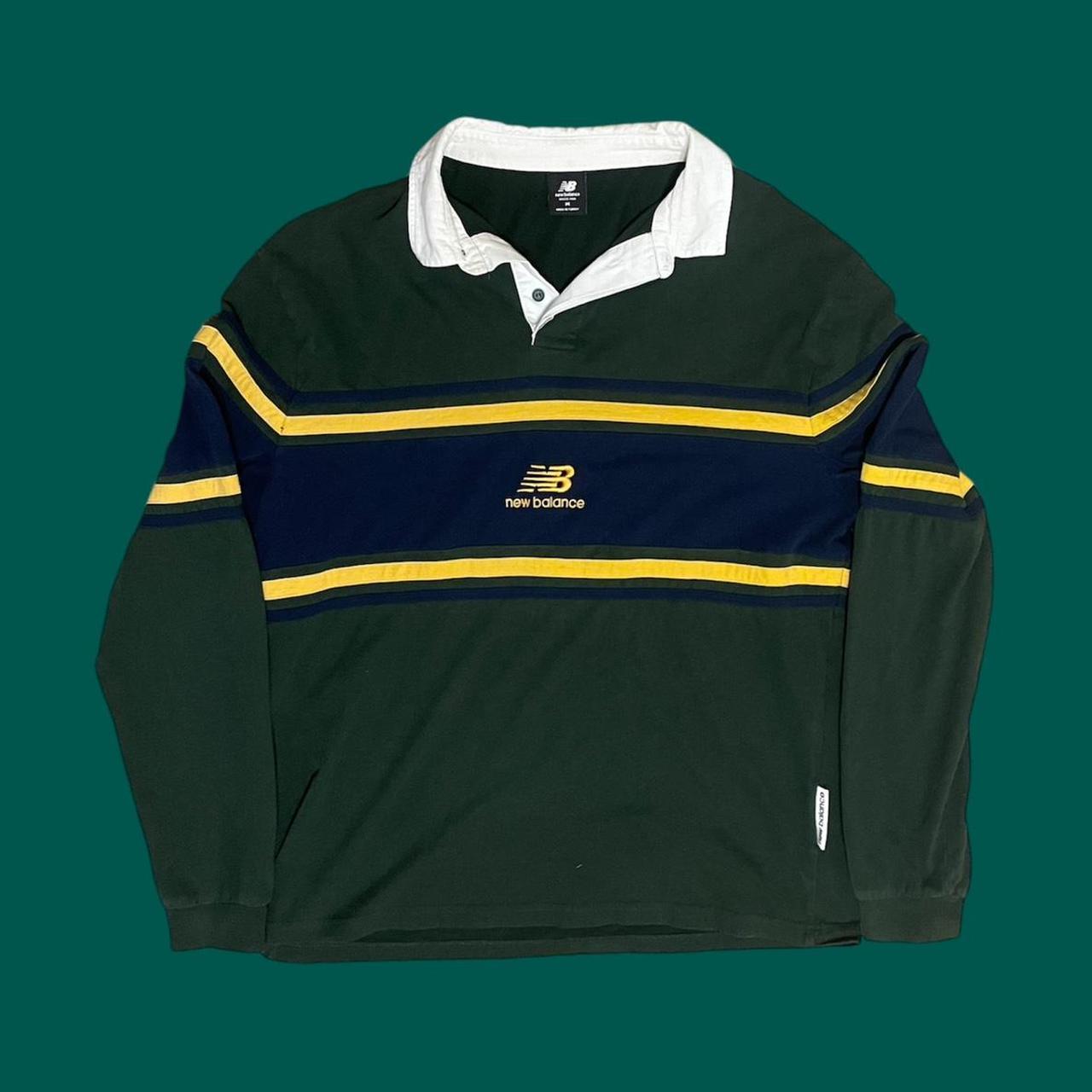 Rare new balance rugby shirt / jumper Great... - Depop