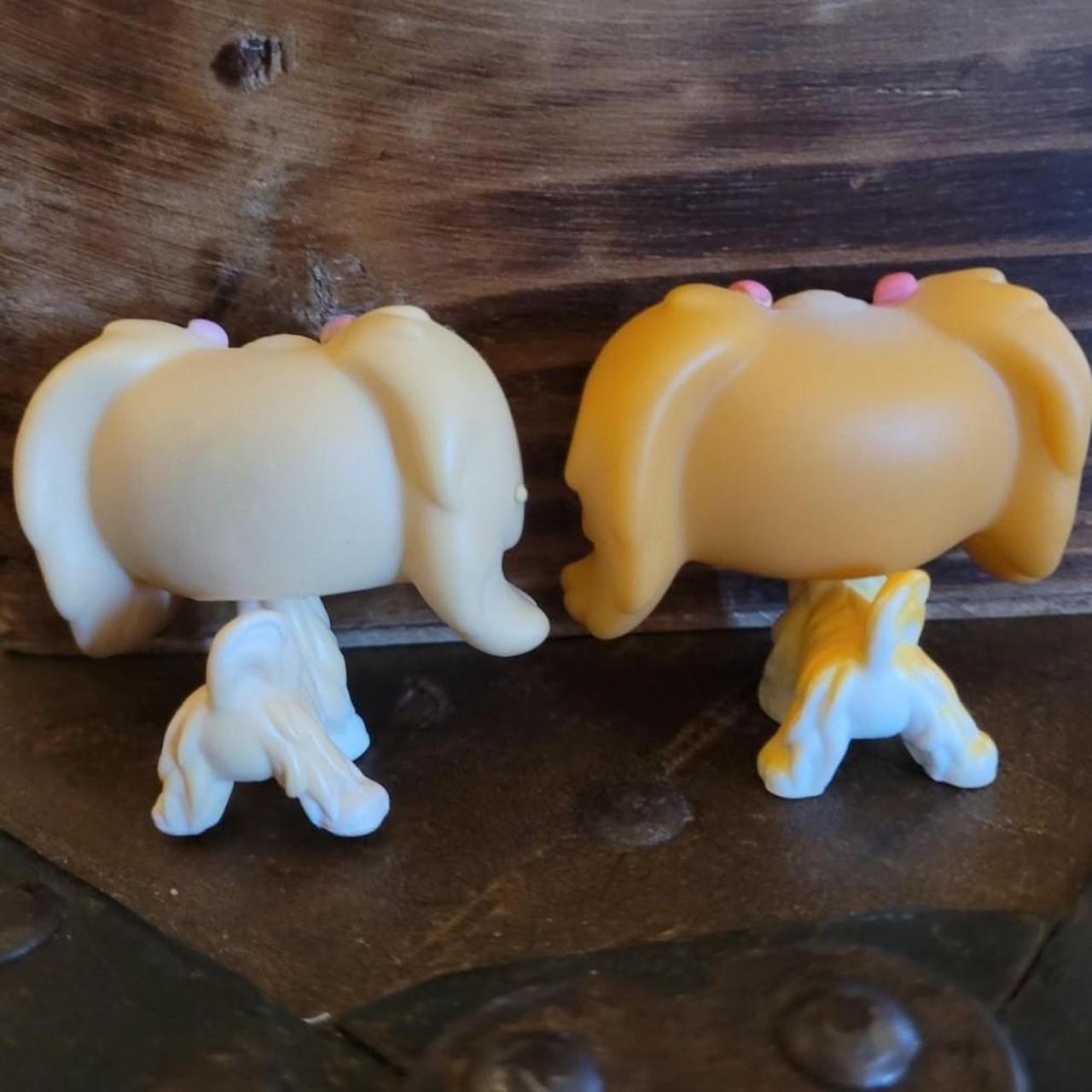 LPS # 079 & # 175 BROWN MALTESE W/ PINK BOWS +... - Depop