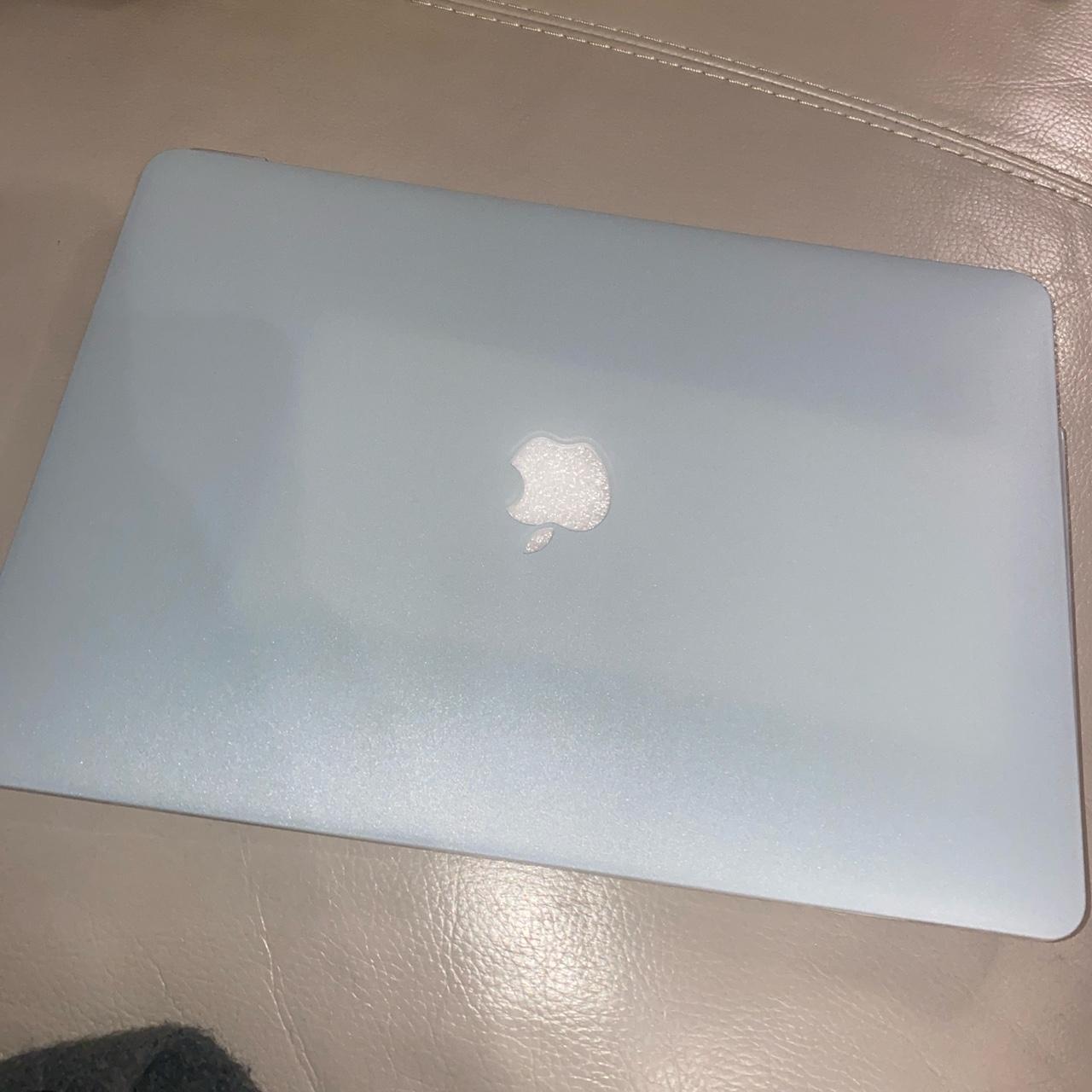 Light grey-blue Macbook Pro 13 inch hardcase Matte... - Depop