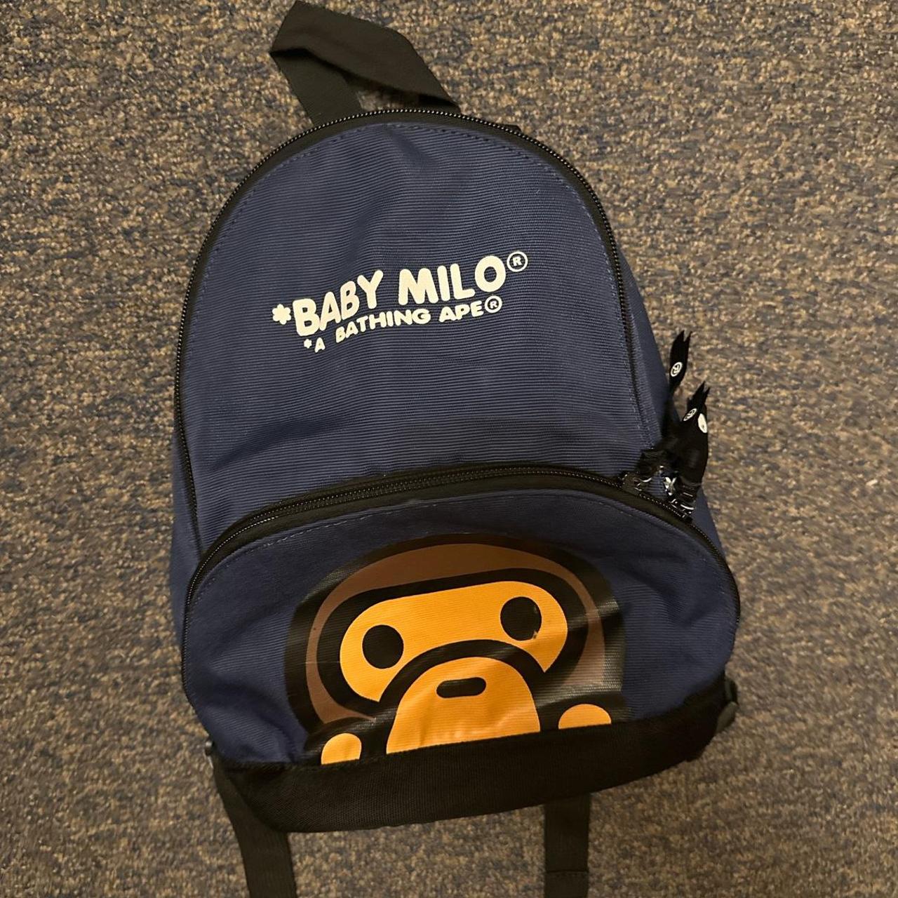 baby milo / a bathing ape mini backpack - see last... - Depop